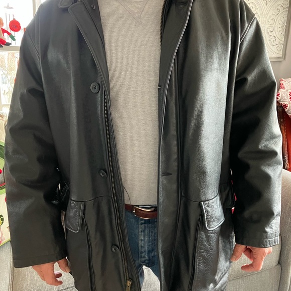 le collezioni structure | Jackets & Coats | Mens Black Leather Jacket ...